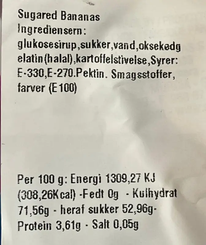 Køb Skum bananer Dulceplus 1 kg - 110,00 DKK,-